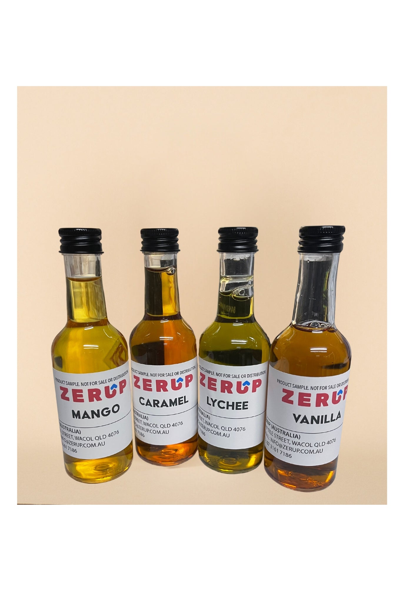 Zerup Zero Sugar Sample Pack 4 x 100ml